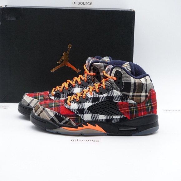 Jordan | Shoes | New Air Jordan Retro 5 Plaid Basketball Shoes Fd48408 ...